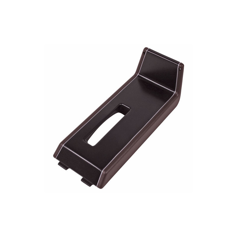 1986-1988 GM G-Body Console Shift Trim Plate, Dark Claret with Silver Trim