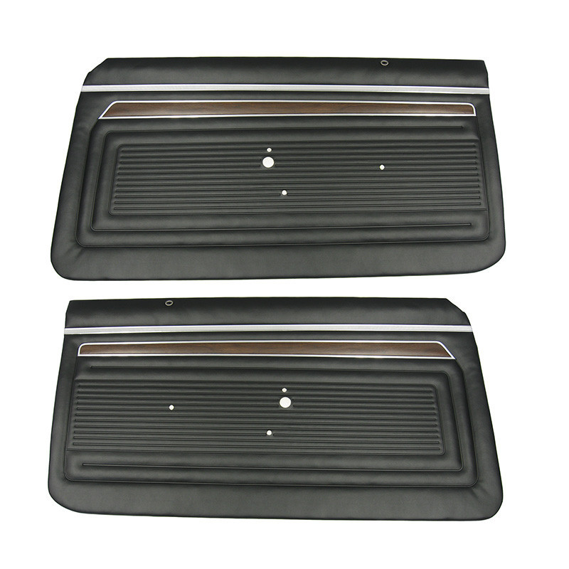 1972 Nova Interior Kit, Custom Buckets, Black