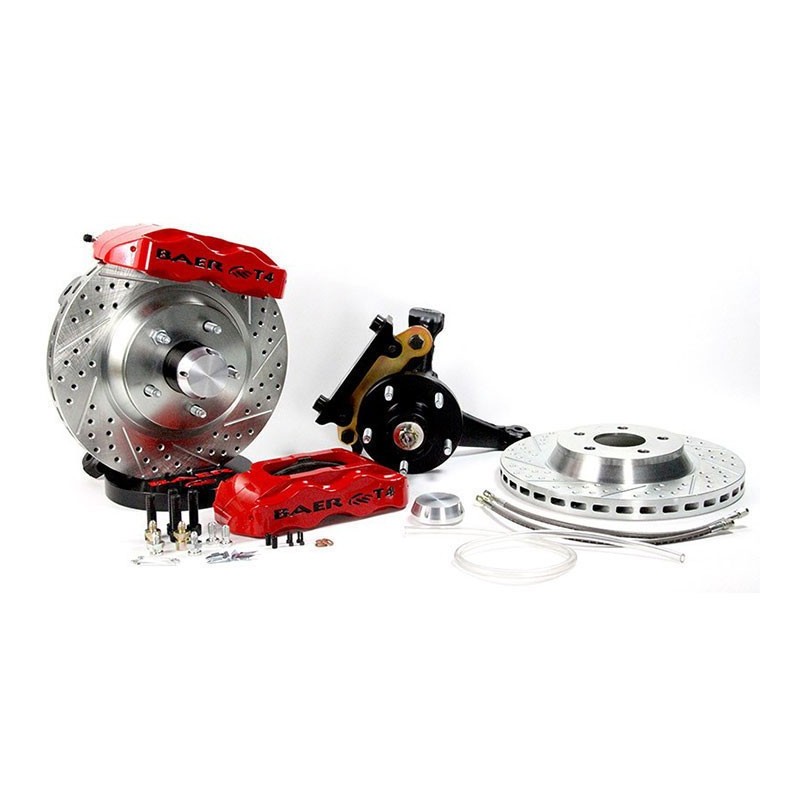 1978-1988 Cutlass Baer Brakes 13 Inch Track4 Front Brake System Pre ...