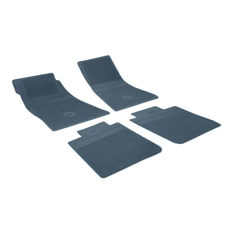1968-1972 Chevelle Vinyl Floor Mat Set Dark Blue 4pc