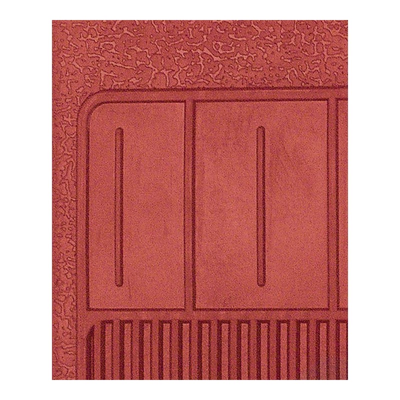 1964-1967 Chevelle Vinyl Floor Mat Set Red 4pc