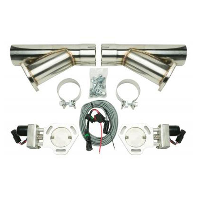 1978-1988 Cutlass Pypes Exhaust Dual Electric Cutout Includes 3" Y Pipes