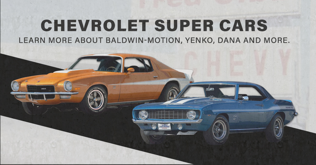 Chevrolet Super Cars | Ground Up Motors - SS396.com